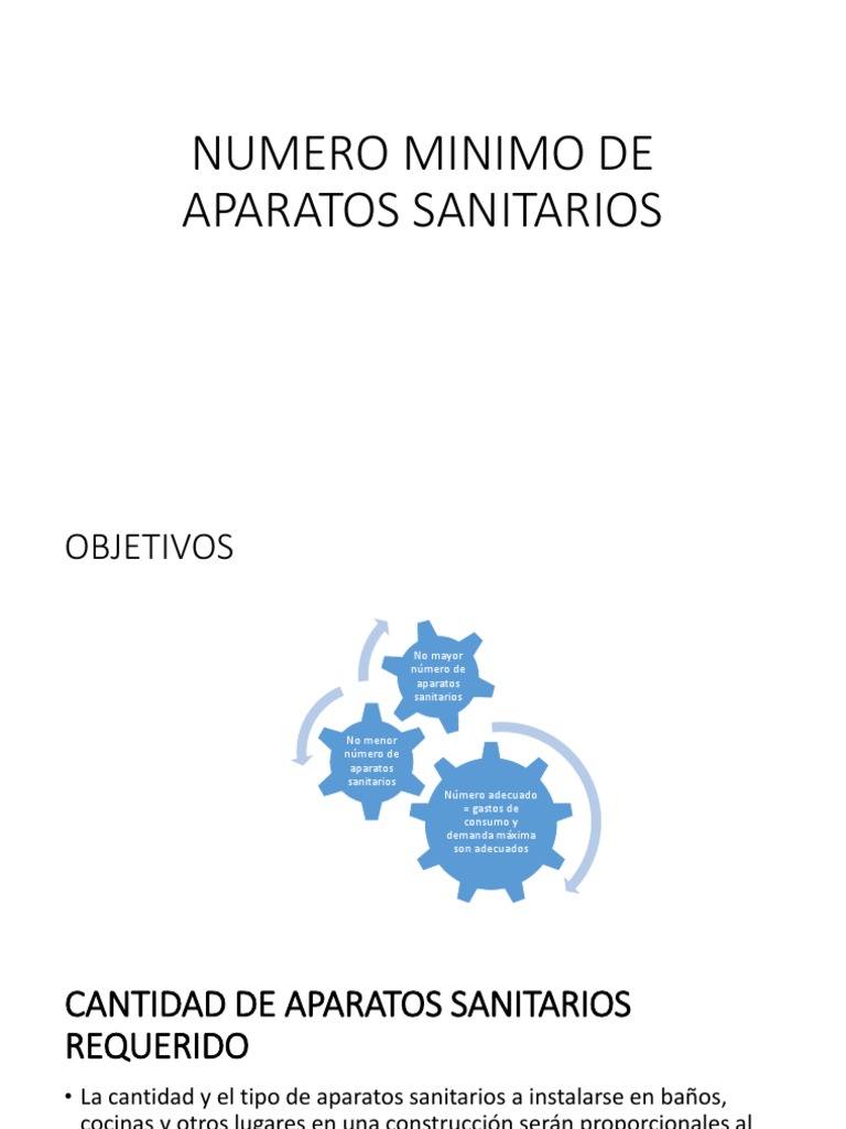 2a.numero Minimo de Aparatos Sanitarios | PDF | Baño | Agua 2a.numero Minimo de Aparatos Sanitarios | PDF | Baño | Agua