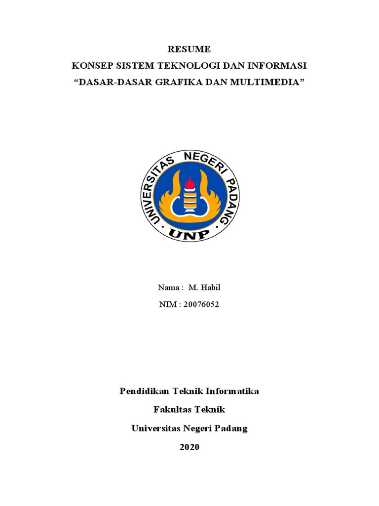 Dasar-Dasar Grafika Dan Multimedia | PDF