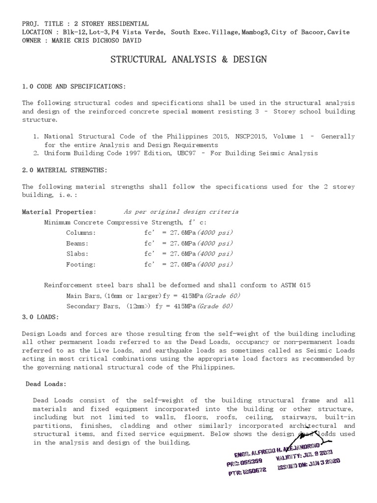 Structural Analysis & Design | PDF | Beam (Structure) | Strength Of ...