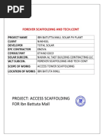 Scaffold Materials Calculation Sheet | PDF | Scaffolding | Equipment