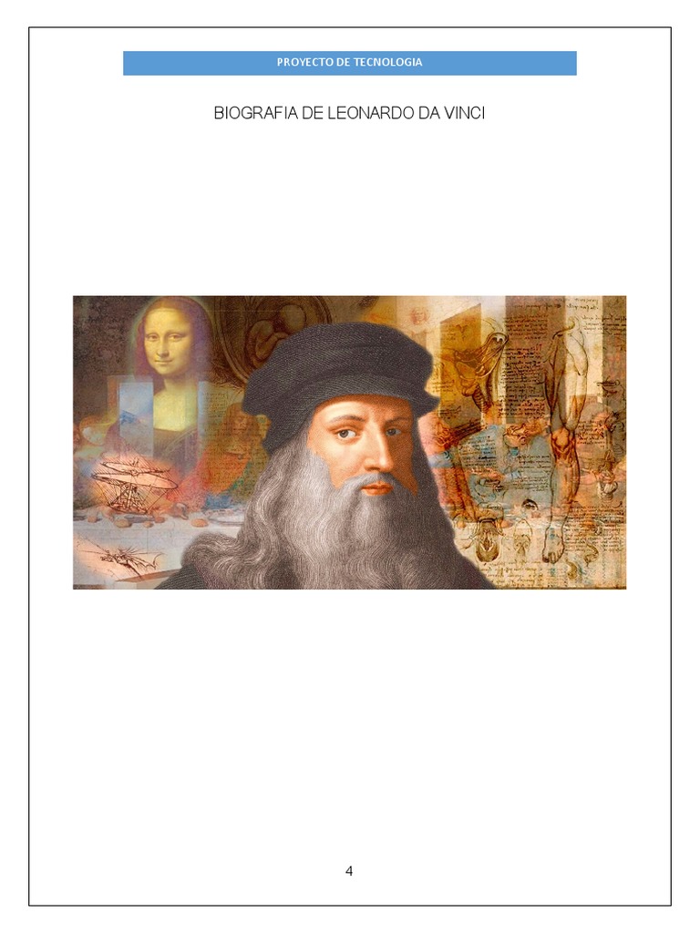 Biografía y Obras de Leonardo da Vinci | PDF | Leonardo Da Vinci | Pinturas