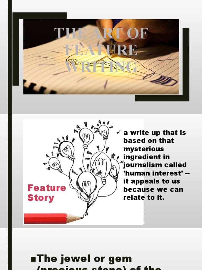 The Art of Feature Writing | PDF | News | Cognition
