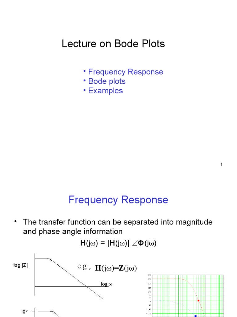 Bode Plot Basics | PDF | Electronics | Mathematics