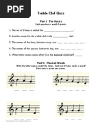 Name Those Notes Treble Clef | PDF | Clef | Acronym