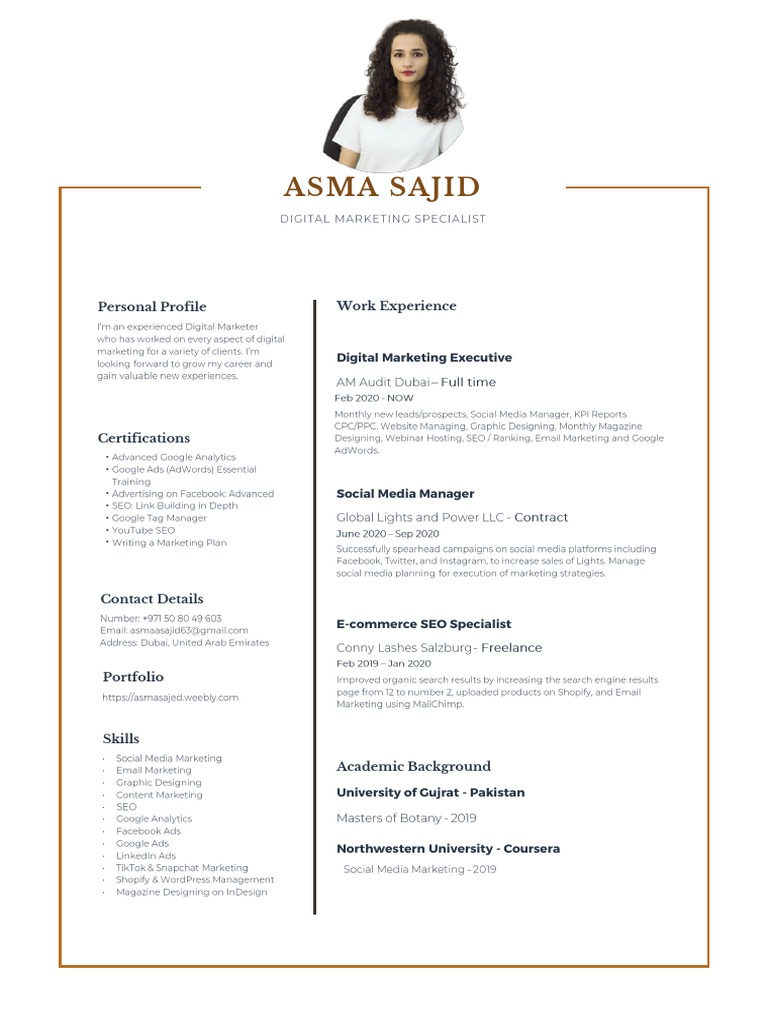 Asmaa CV | PDF
