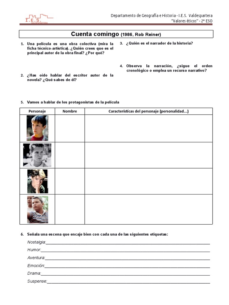 Cuenta Conmigo | PDF