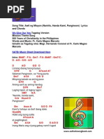 Bayan, Umawit (Lyrics and Chords) | PDF