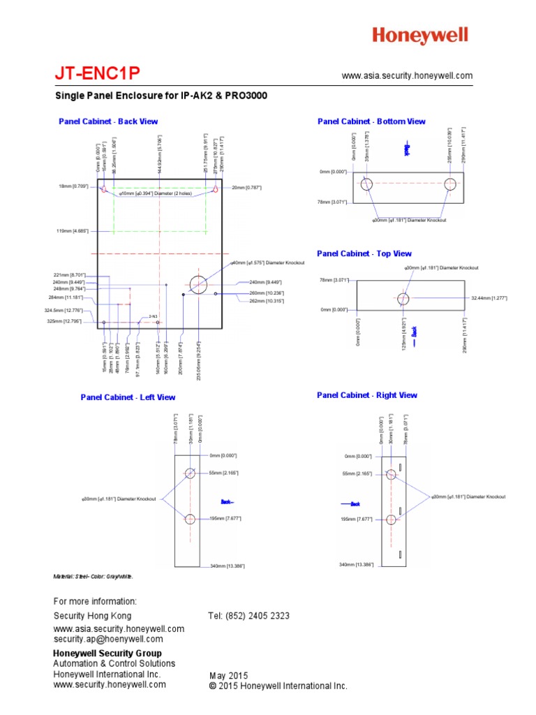 6.1. Single Panel Enclosure - JT-ENC1P | PDF