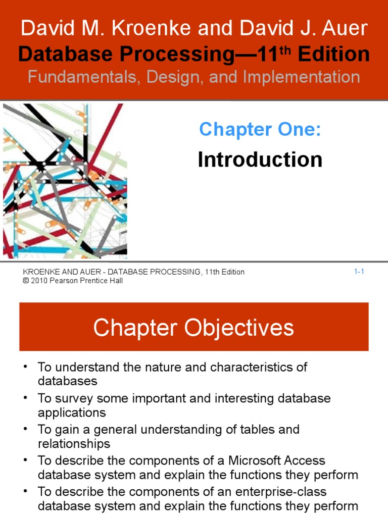 Database Processing-11 Edition: David M. Kroenke and David J. Auer | PDF | Databases | Microsoft ...