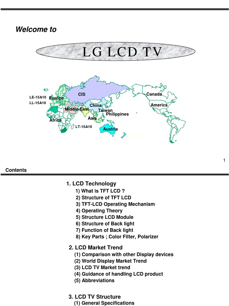 Understanding TFT LCD Technology | PDF | Liquid Crystal Display | Thin ...