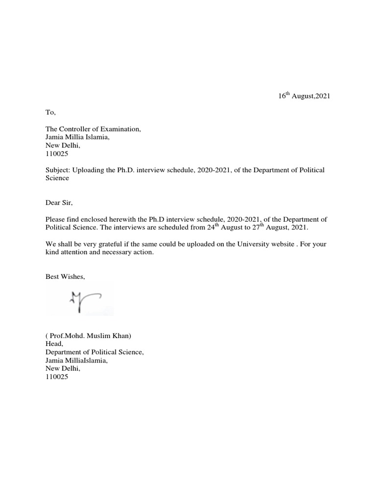 Political Science Schedule PhD2020-21!16!08-2021 | PDF