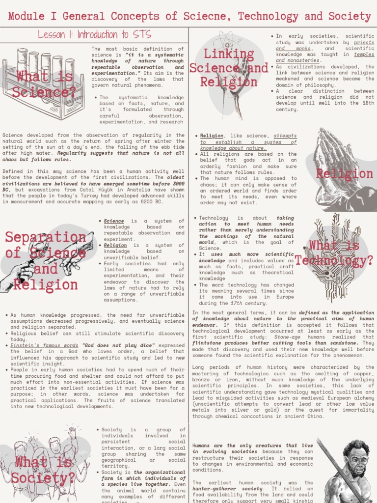 Science, Technology, and Society Reviewer (M1-3) | PDF | Science | Society