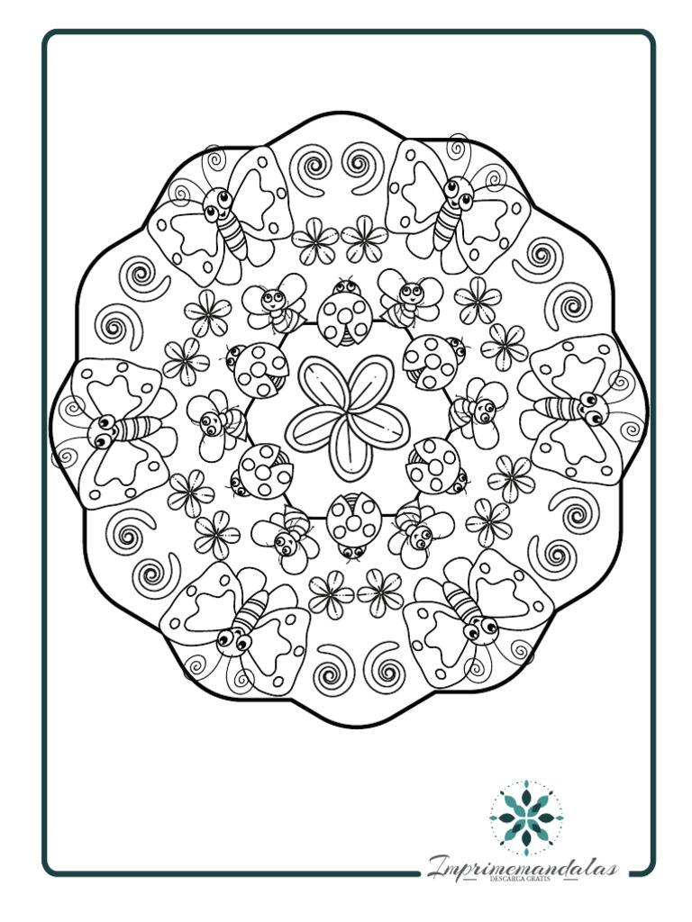 Mandala de Insectos | PDF