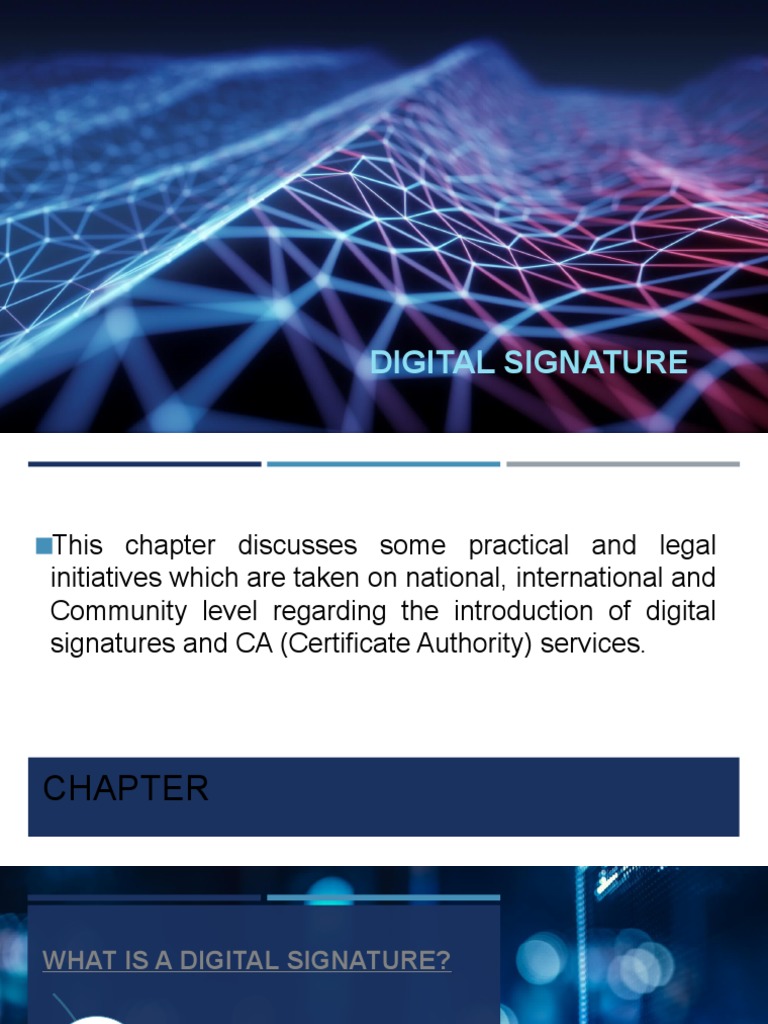 Digital Signature | PDF