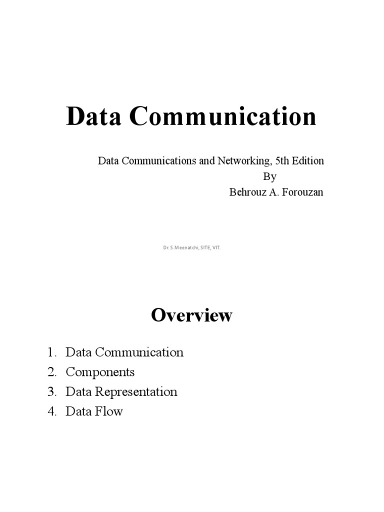 Data Communication: Data Communications and Networking, 5th Edition by ... Data Communication: Data Communications and Networking, 5th Edition by ...