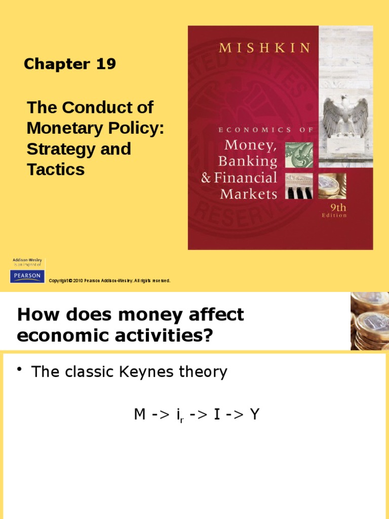 The Conduct of Monetary Policy Strategy and Tactics | PDF | Monetary ...