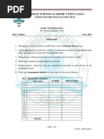 Mayombya Form Six Advanced Mathematics Exam | PDF | Logarithm ...