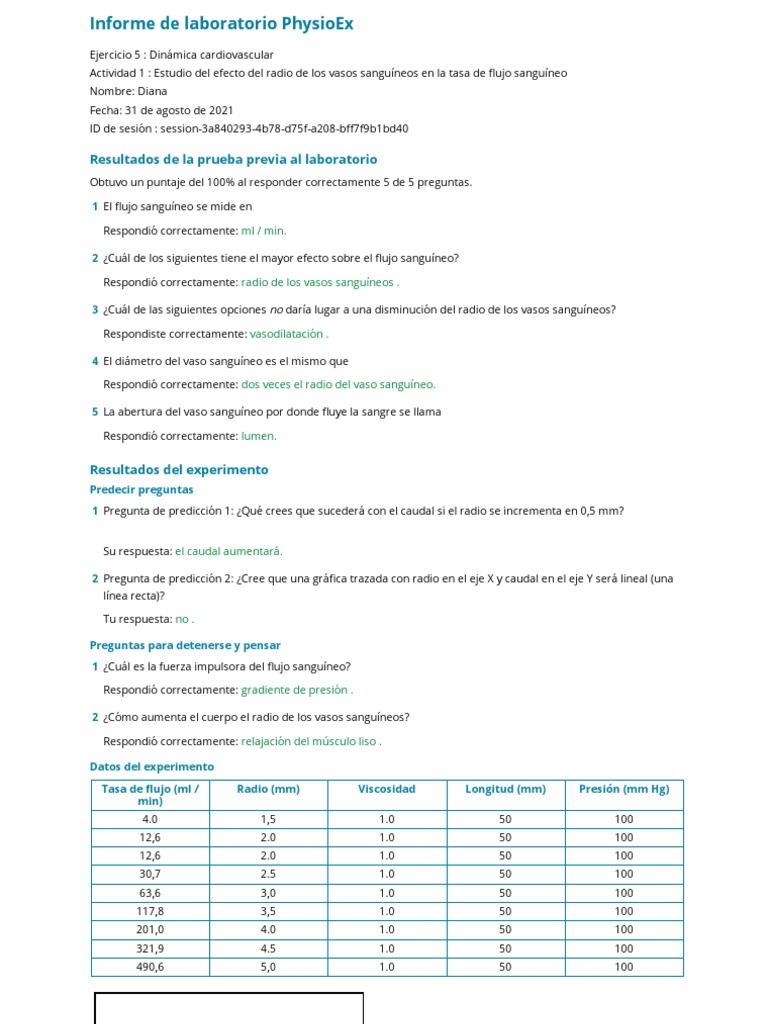 PhysioEx Ejercicio 5 Actividad 1 (B) | PDF | Métodos y materiales de ...