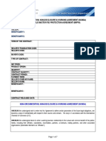 NCND Contract Template Sample | PDF | Non Disclosure Agreement | Arbitration