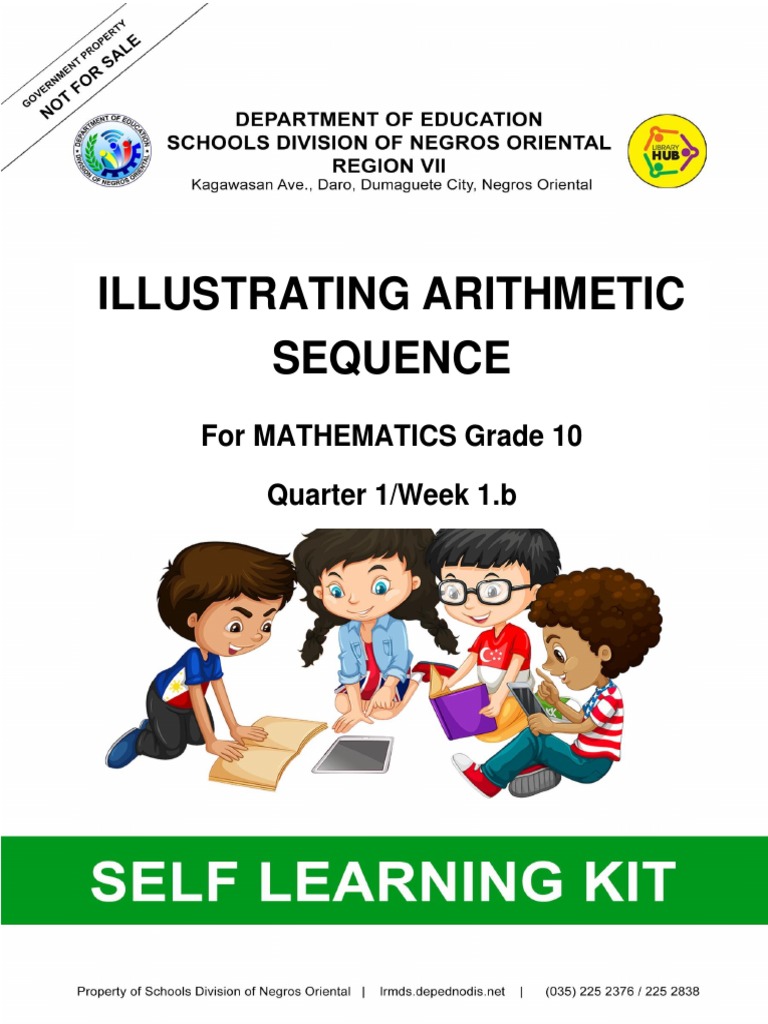 Illustrating Arithmetic Sequence: For MATHEMATICS Grade 10 Quarter 1 ...