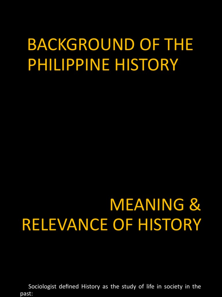 Lesson 1 Background of The Philippine History | PDF | Primary Sources ...
