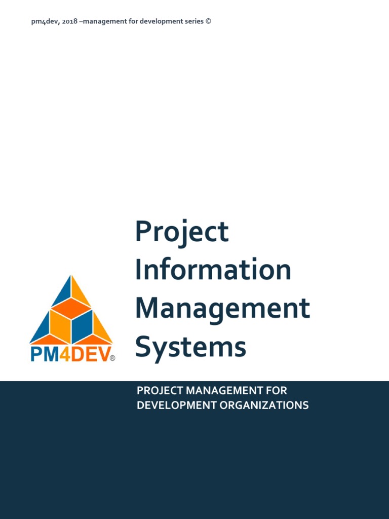 PM4DEV Project Information Management Systems | PDF | Project ...