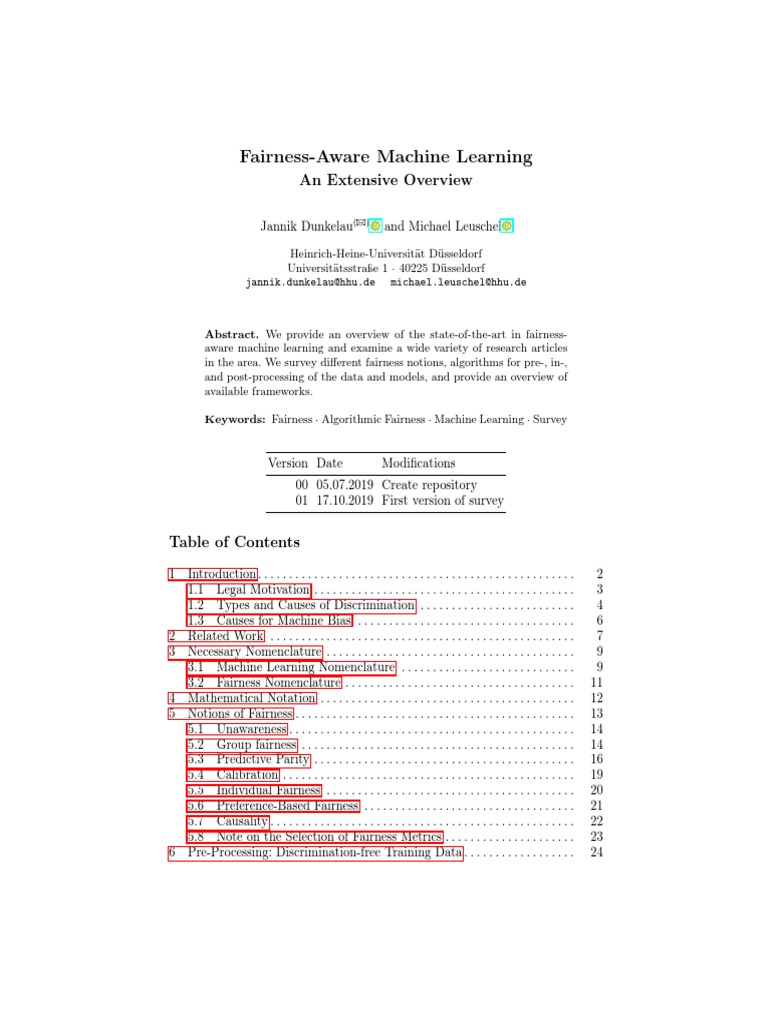 Fairness-Aware Machine Learning | PDF | Statistical Classification ...