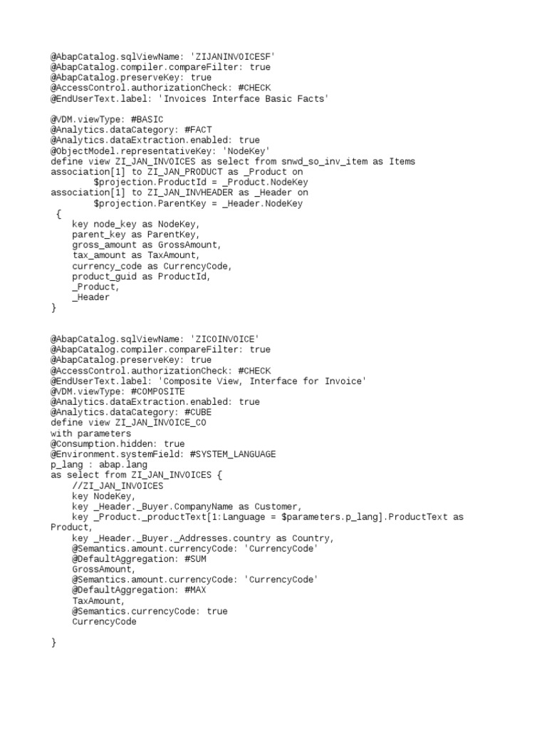 16 CDS Table Function and Analytic Query | PDF | Method (Computer Programming) | Class (Computer ...