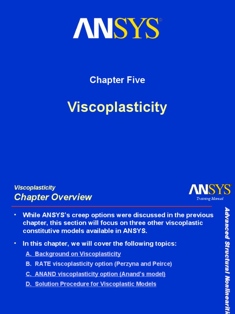 Viscoplasticity: Chapter Five | PDF | Viscoelasticity | Deformation ...