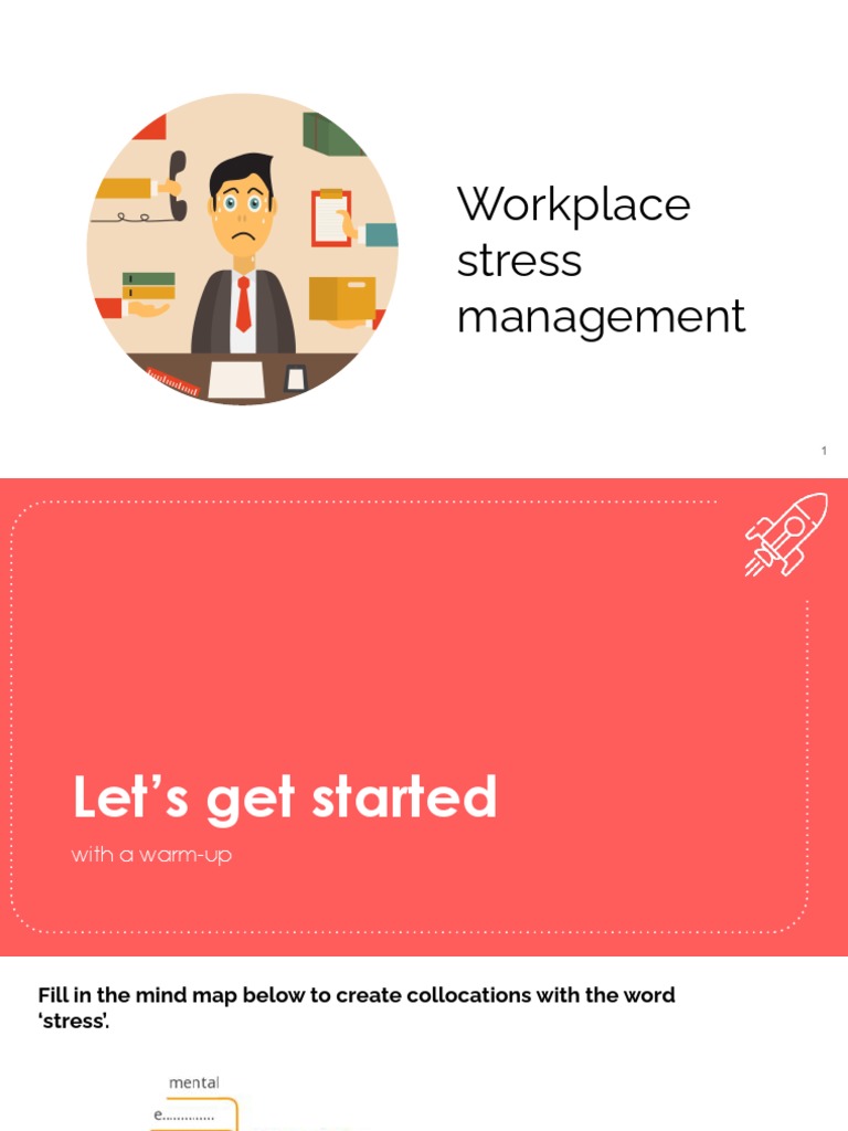 Workplace Stress Management Pdf Occupational Stress Applied