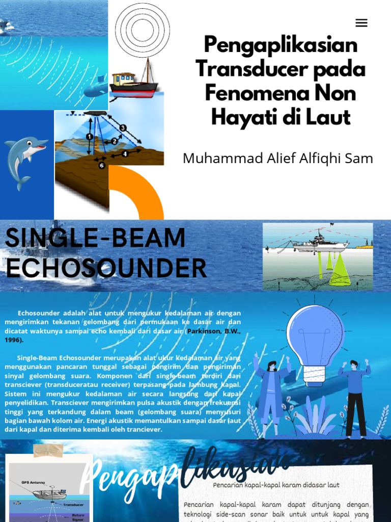 Pengaplikasian Transducer Pada Fenomena Non Hayati Di Laut | PDF