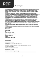 Burial Program Template Guide | PDF