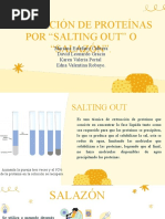 Técnica Salting Out | PDF | Solubilidad | Proteínas
