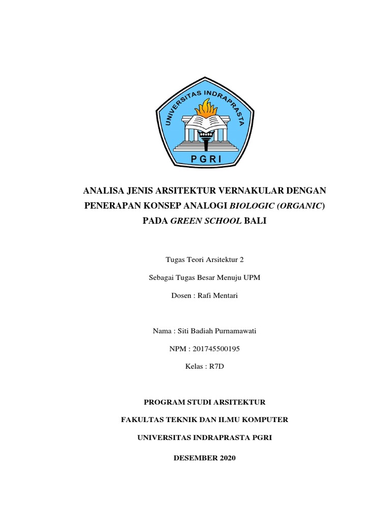 Teori Arsitektur - ANALISA JENIS ARSITEKTUR VERNAKULAR DENGAN PENERAPAN ... Teori Arsitektur - ANALISA JENIS ARSITEKTUR VERNAKULAR DENGAN PENERAPAN ...