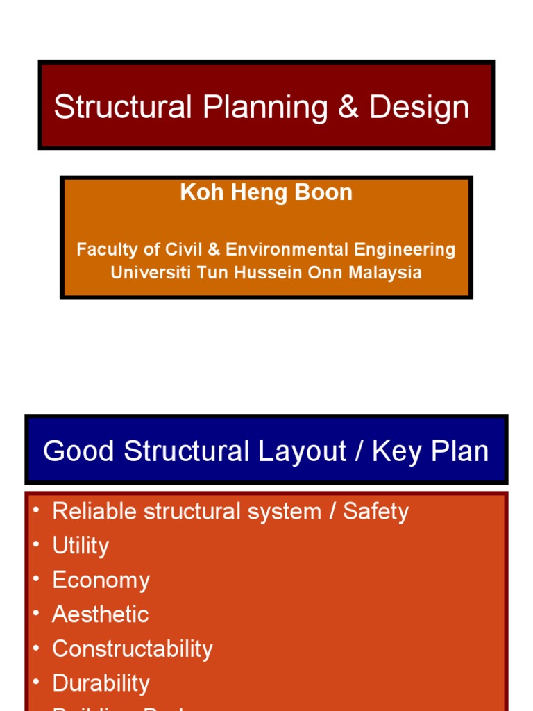 Structural Layout (Key Plan) Planning | PDF | Structural Analysis ...
