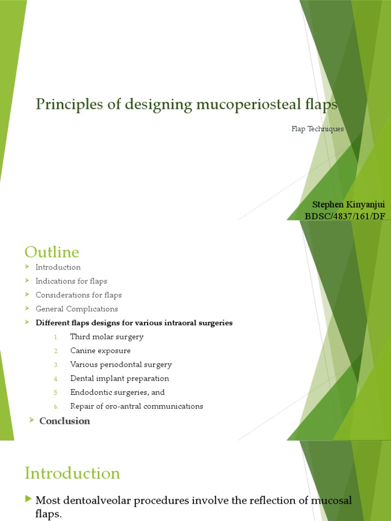 Mucoperiosteal Flap Design Principles | PDF | Periodontology | Dental ...
