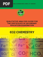 IGCSE Qualitative Analysis Guide Sheet | PDF | Precipitation (Chemistry ...