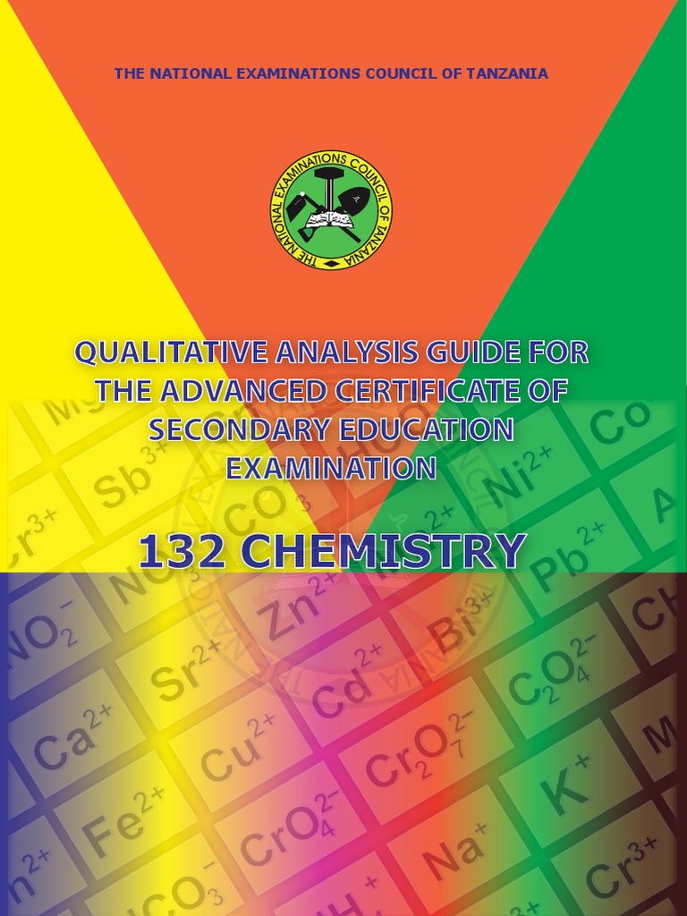 Qualitative Analysis Guide Alevel | PDF | Precipitation (Chemistry ...