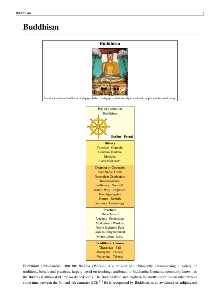 Overview of Buddhism's Key Concepts | PDF | Mahayana | Bodhisattva