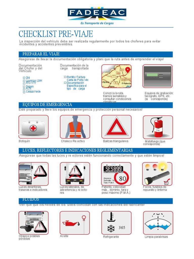 Checklist Camiones | PDF | Industria automotriz | Vehículos terrestres