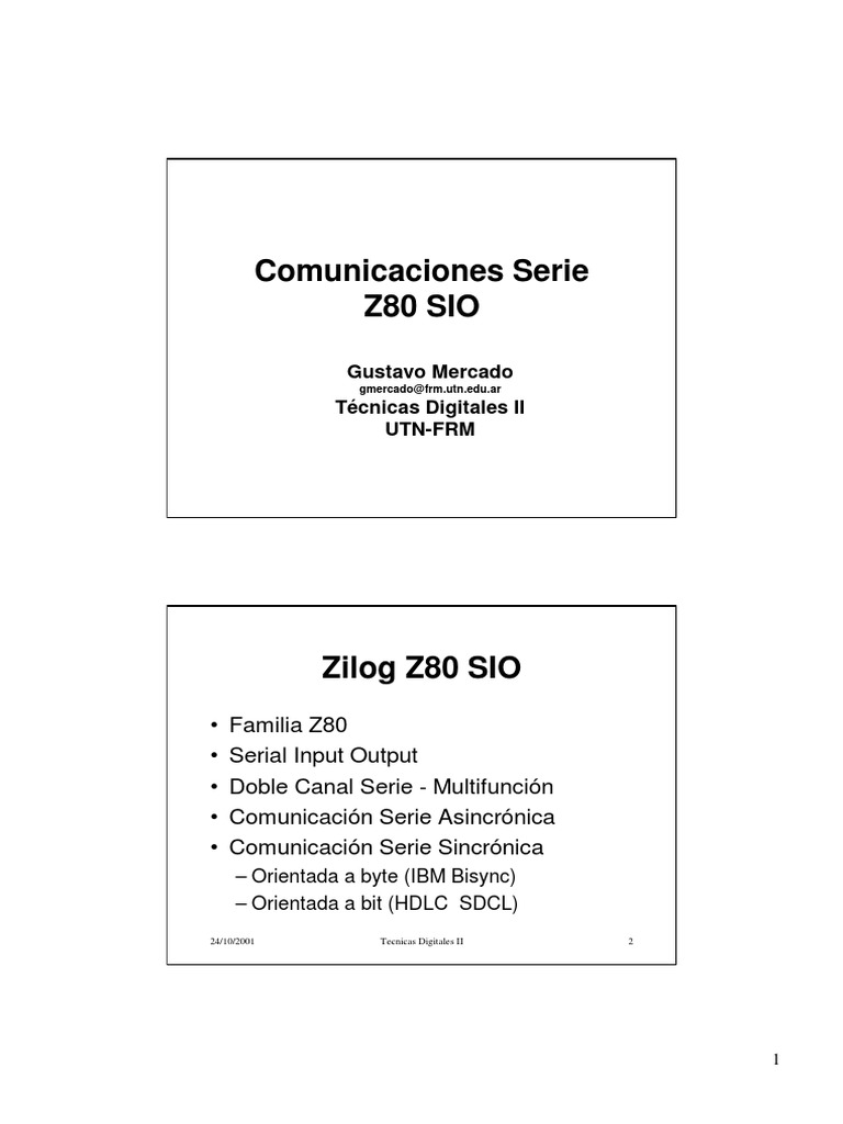 Z80 Sio | PDF | Bienes manufacturados | Equipo de oficina