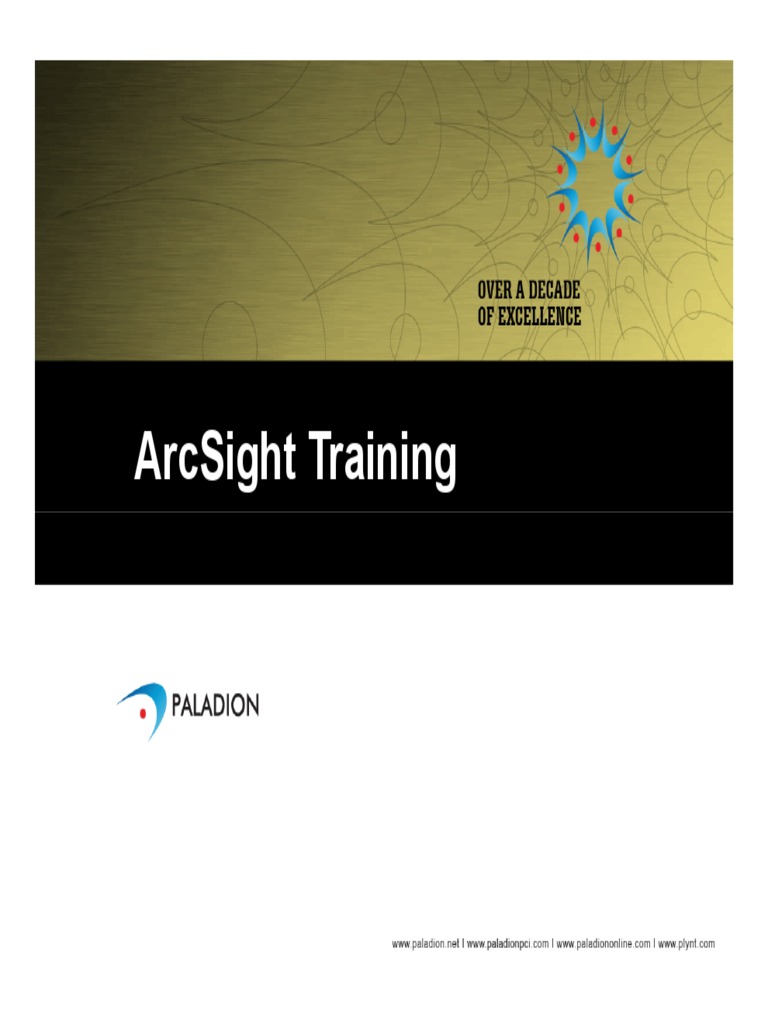 Paladion ArcSight Training1 | PDF | Databases | Computer Network