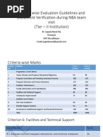 NBA Criteria Wise Files Reqd-09072021 | PDF | Curriculum | Educational ...