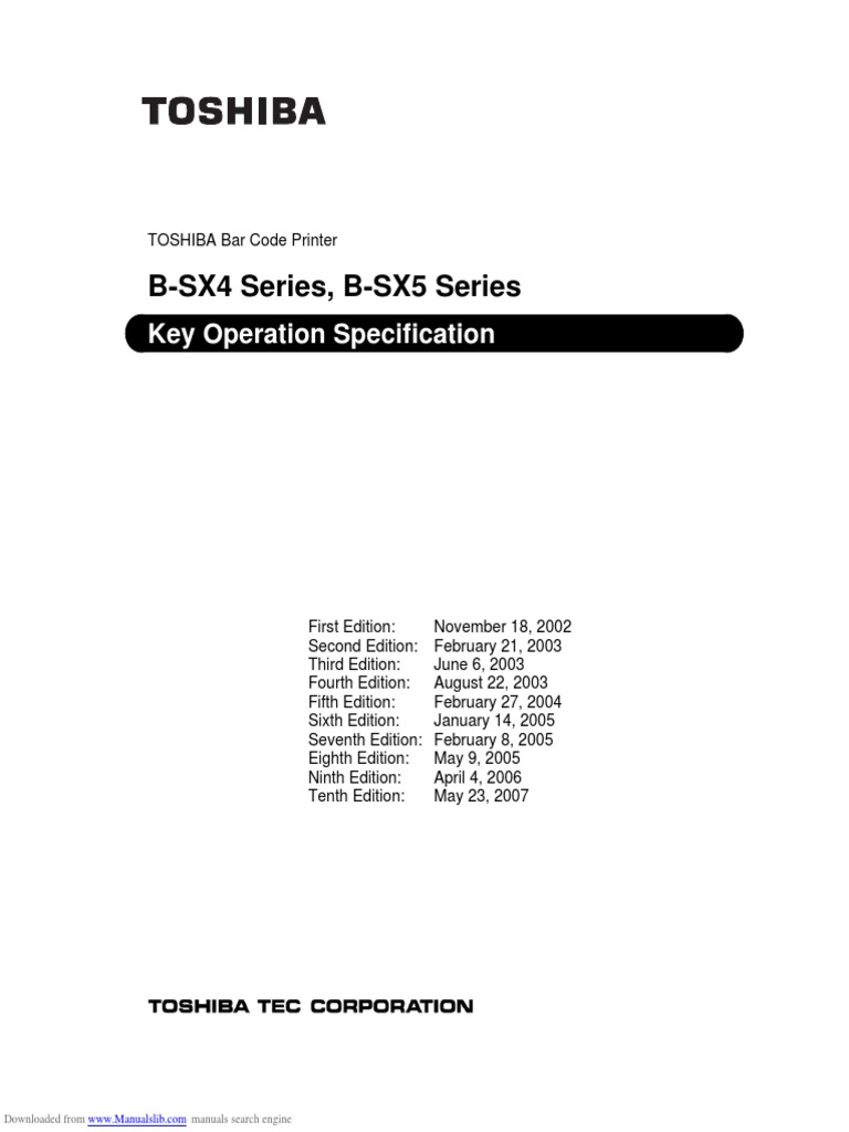 Toshiba Manual | PDF | Printer (Computing) | Page Layout