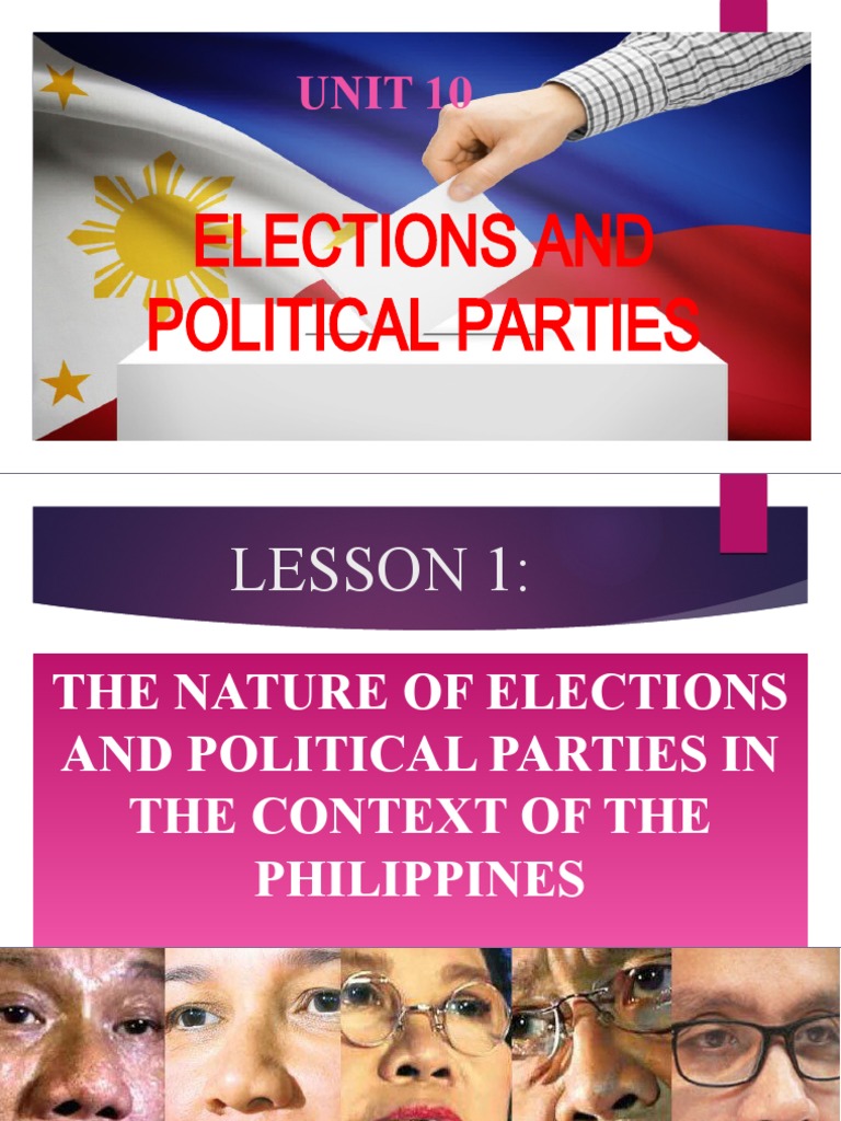 Unit 10 Lesson 1 Elections and Political Parties | PDF | Elections ...