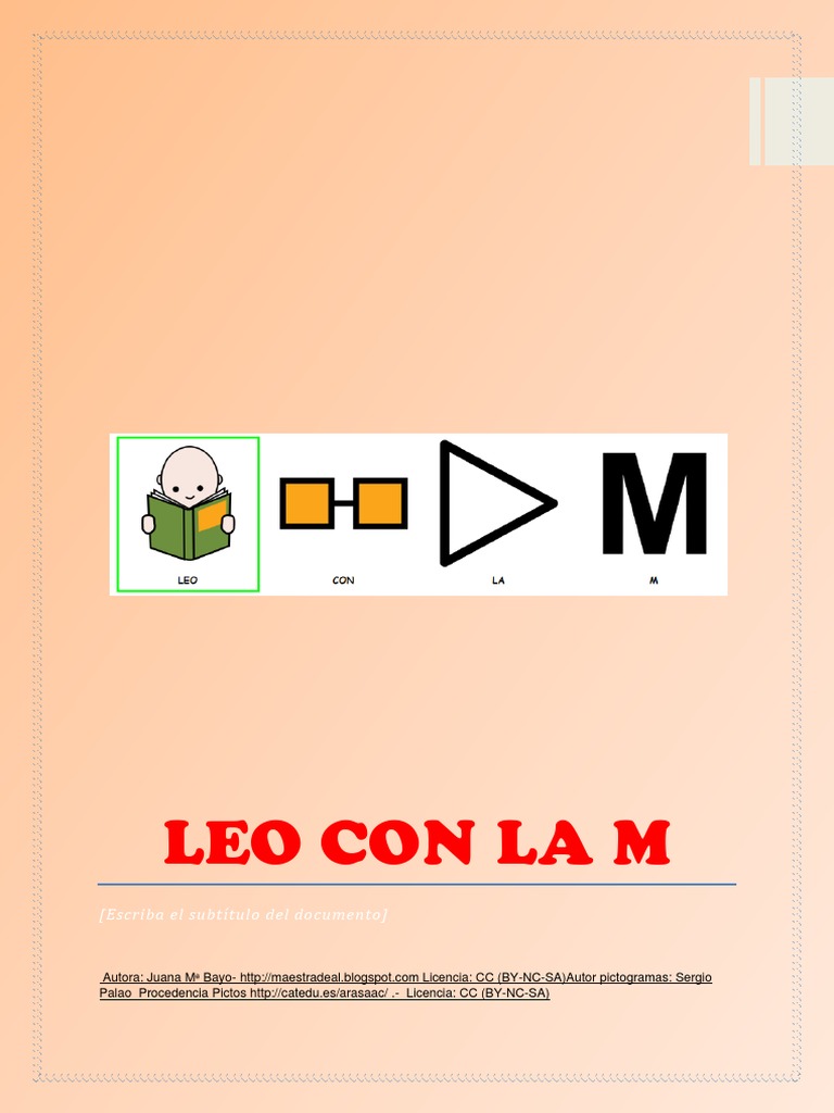 Aprender a Leer con la Letra M | PDF