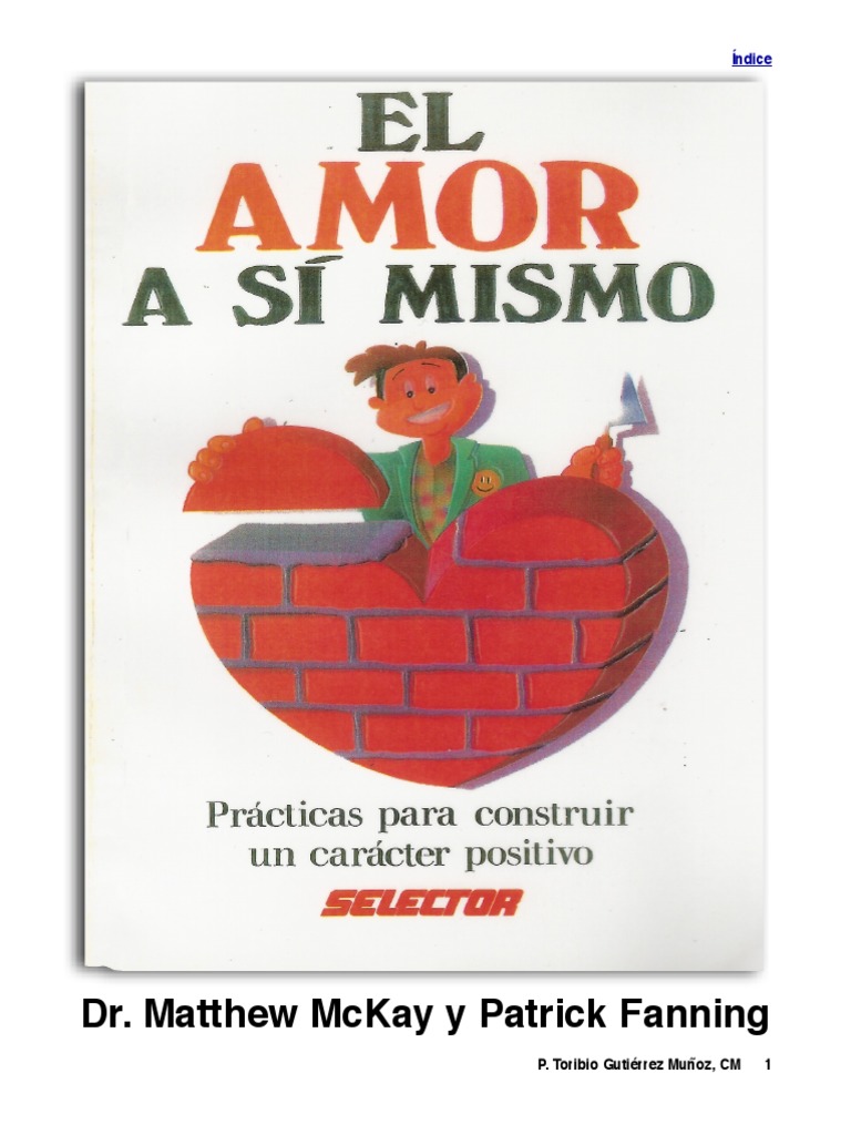 Toribio Gutierrez Muñoz - El Amor A Sí Mismo | PDF | Autoestima | Amor