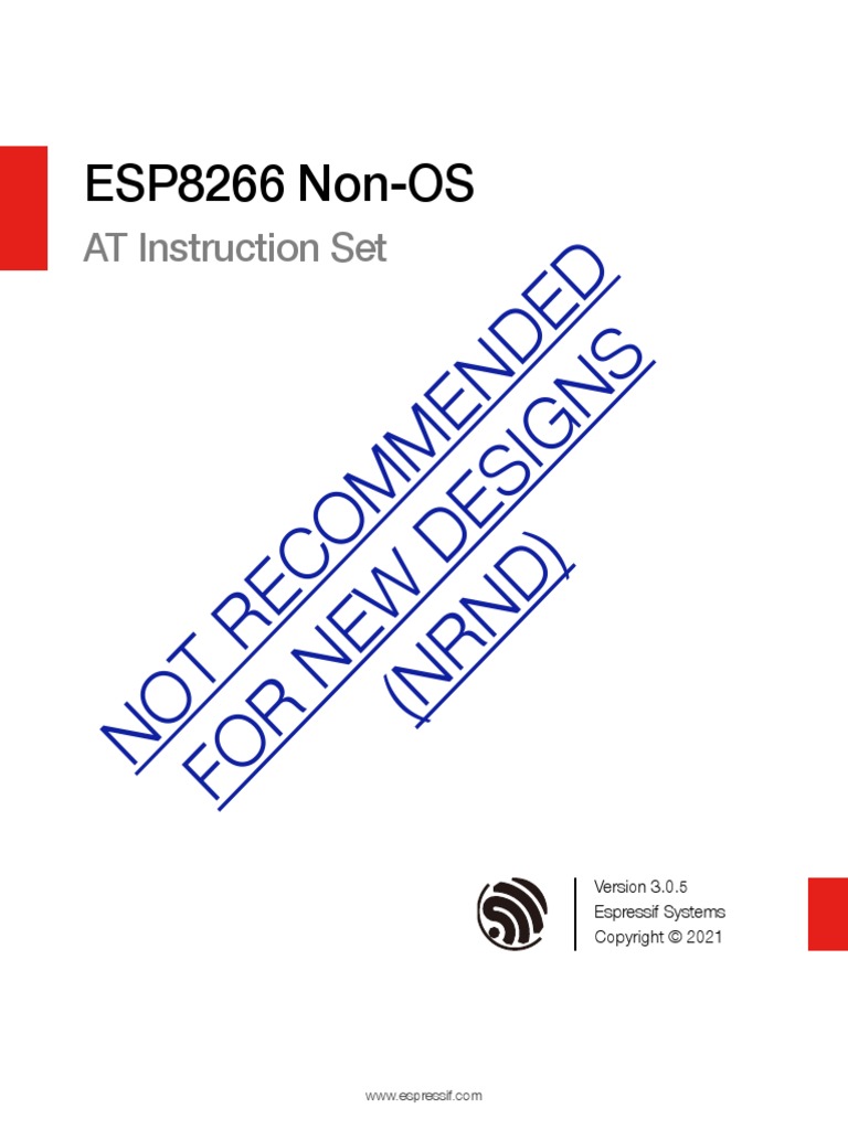 Esp8266 AT Instruction Set en | PDF | Transmission Control Protocol | Port (Computer Networking)