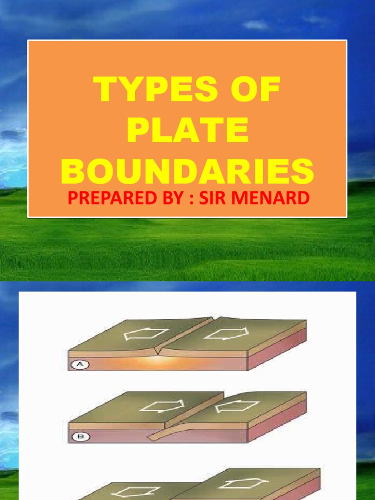 TYPES OF PLATE BOUNDARIES - Week 4 | PDF