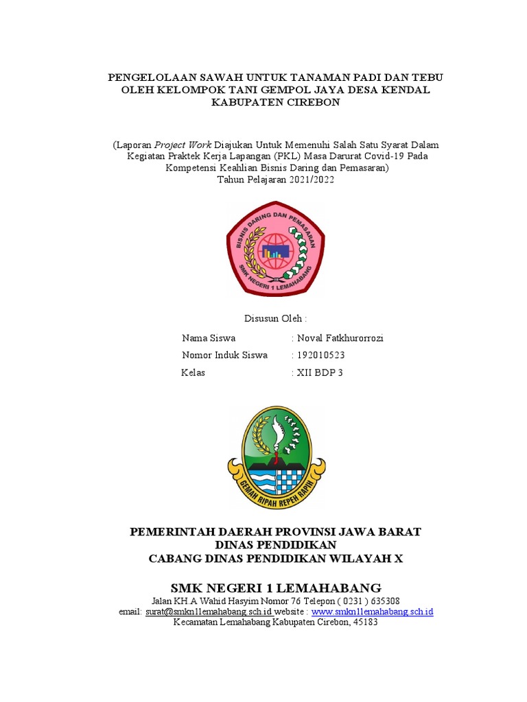 Project Work Noval | PDF | Ilmu Sosial